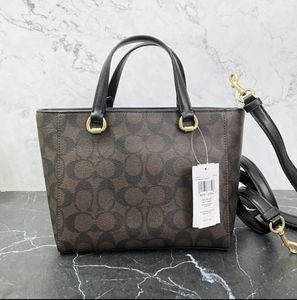 Coach | Bags | Nwt Coach Alice Satchel In Signature Canvas Bag ...